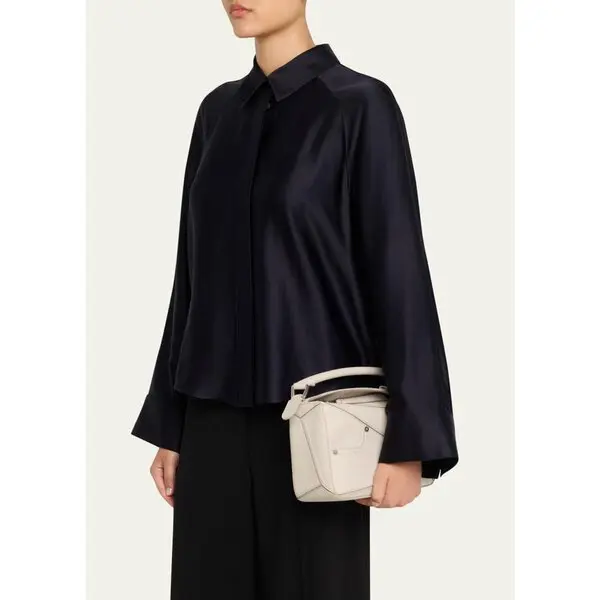 Loewe Puzzle Panta Small Top-handle Bag In Leather