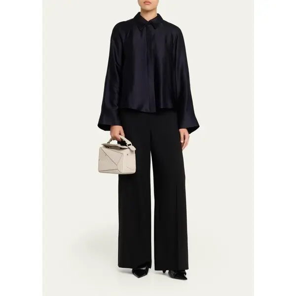 Loewe Puzzle Panta Small Top-handle Bag In Leather