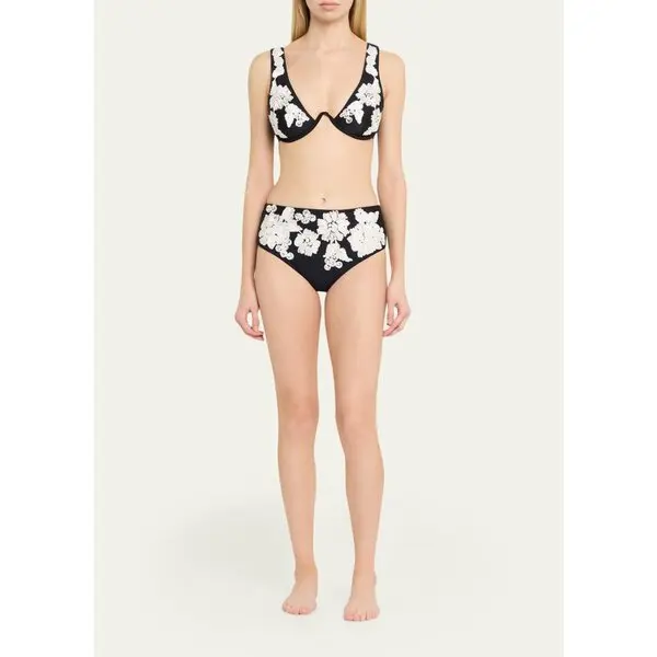 Simkhai Rosie Floral Underwire Bikini Top