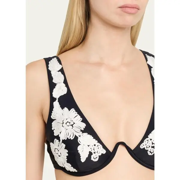Simkhai Rosie Floral Underwire Bikini Top