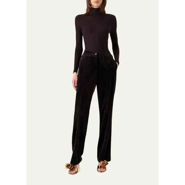 Akris Fritz Corduroy Straight-leg Trousers