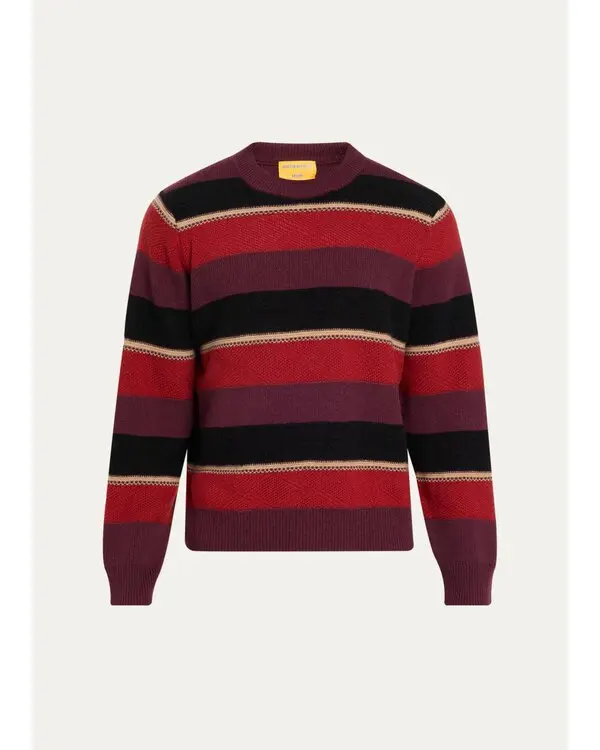 Guest In Residence Striped Cashmere Sweater