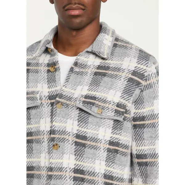 Guest In Residence Plaid Cashmere Shirt