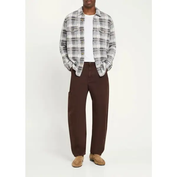 Guest In Residence Plaid Cashmere Shirt