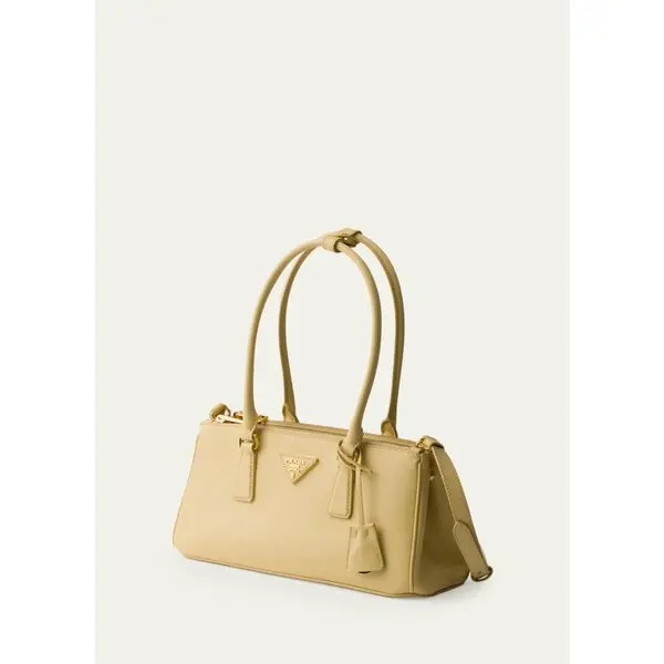 Prada Galleria Medium Saffiano Leather Shoulder Bag - Vanilla