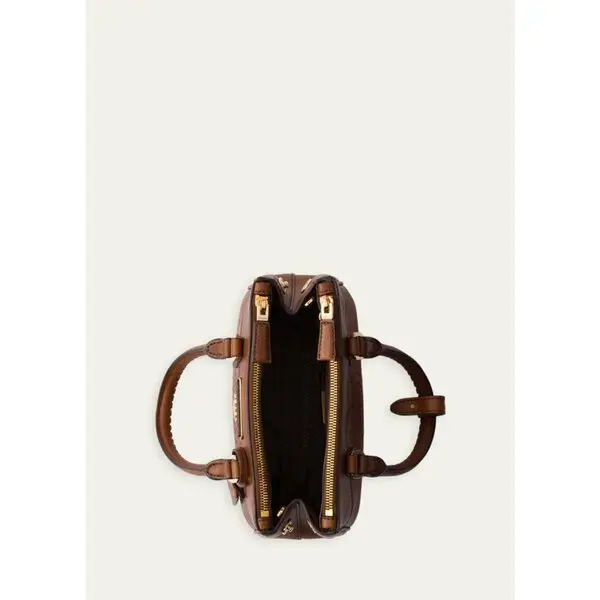 Prada Galleria Mini Western Leather Top-handle Bag