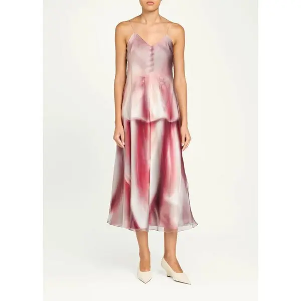 MAISON MARGIELA Porcelain-print A-line Dress