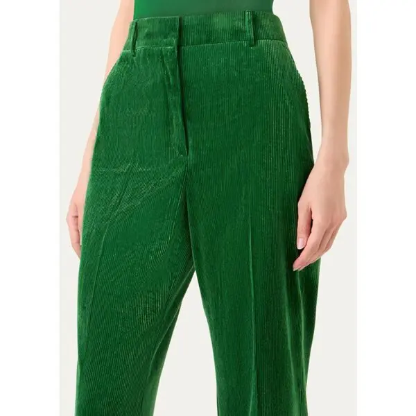 Akris Florine Corduroy Wide-leg Trousers