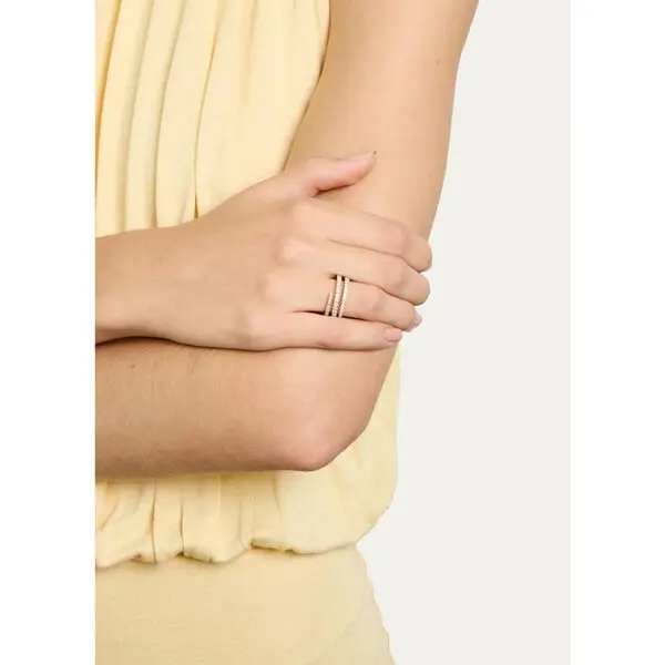 ANITA KO 18k Gold Diamond Coil Ring
