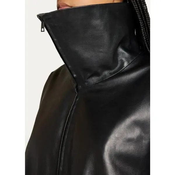 Balenciaga High Collar Blouson Skirted Jacket