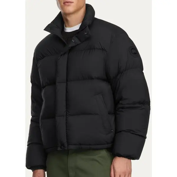 Canada Goose Sterling Quilted Down Short Nylon Puffer Jacket