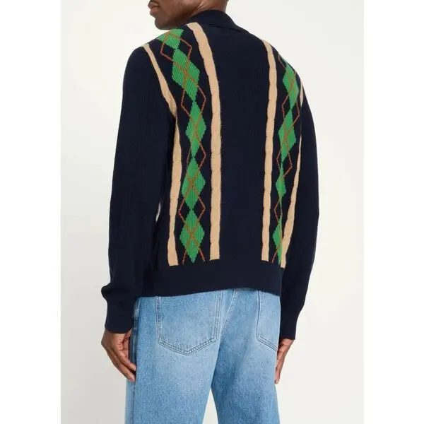 Guest In Residence Argyle Cashmere Shirt