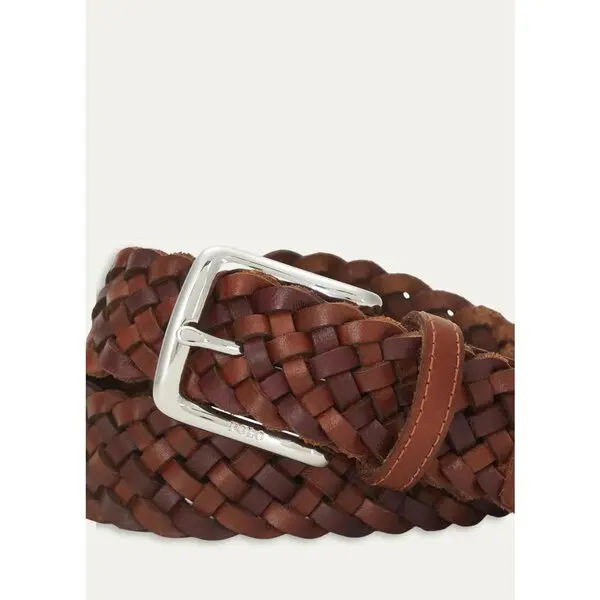 Polo Ralph Lauren Westend Braided Leather Belt