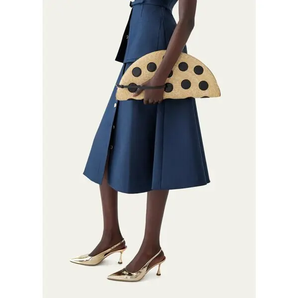 Carolina Herrera Button-front Cotton Midi Skirt