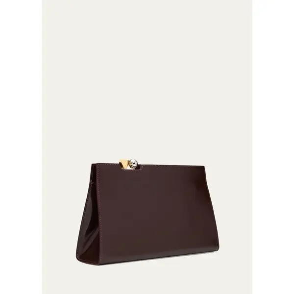 Jacquemus Le Salon Rond-carre Leather Shoulder Bag