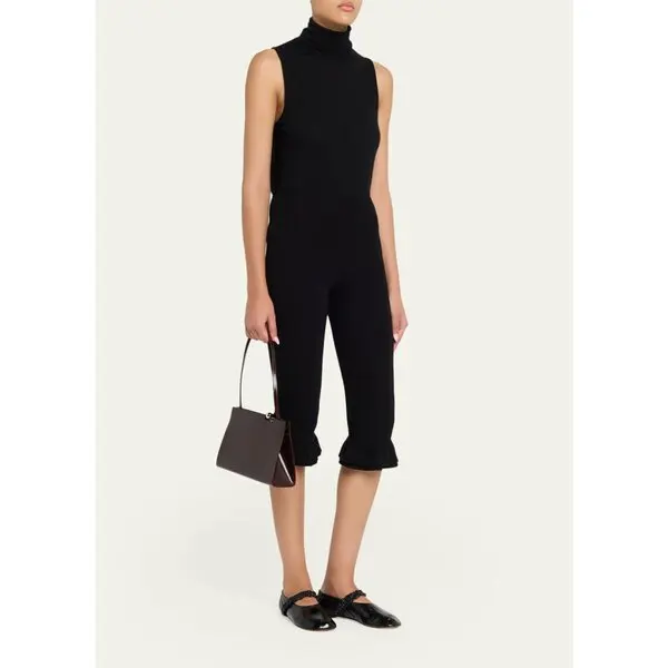Jacquemus Le Salon Rond-carre Leather Shoulder Bag