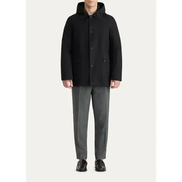 Mackage Alec 3-in-1 Short Balmacaan Coat With Removable Down Liner