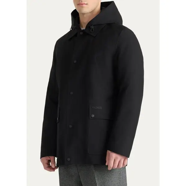 Mackage Alec 3-in-1 Short Balmacaan Coat With Removable Down Liner