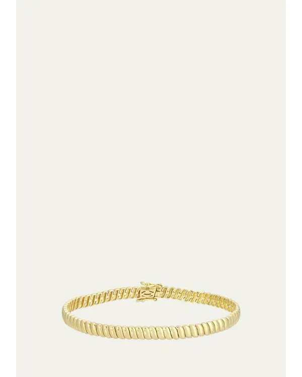 ANITA KO 18k Gold Thin Zoe Bracelet - Yellow