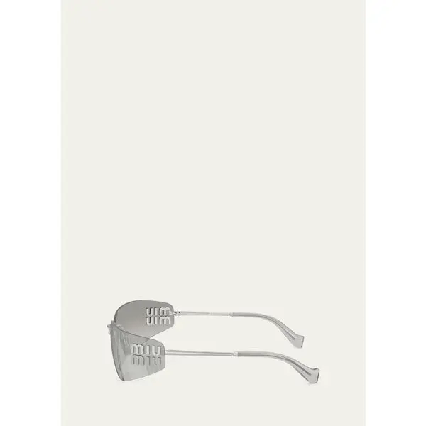Miu Miu Aube 75mm Rectangular Sunglasses