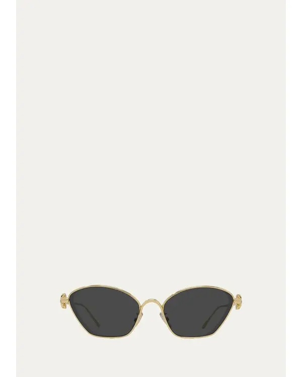 Loewe Anagram 57mm Cat-eye Sunglasses - Violet/gold