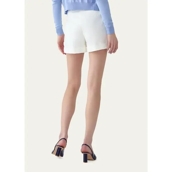 Carolina Herrera High-rise Button-front Sailor Shorts