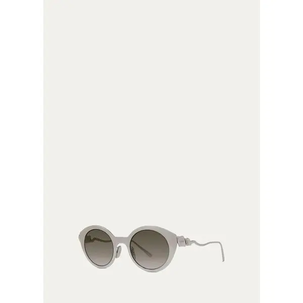 Loewe Coil 48mm Round Sunglasses