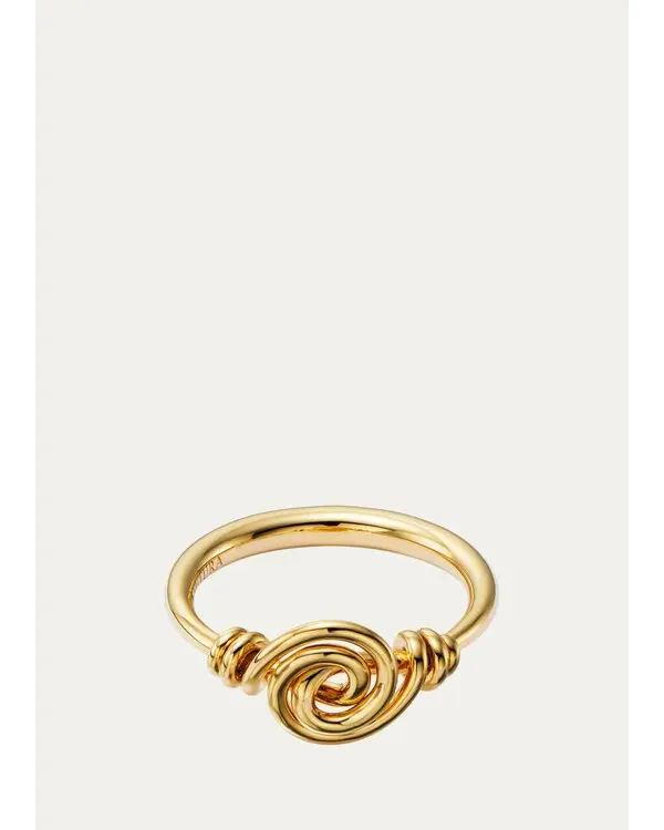 FUTURA JEWELRY 14k Kosmis Spiral Ring - Gold