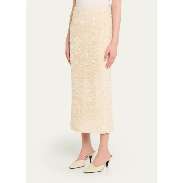 Vince Sequined Velvet Midi Skirt - Bona