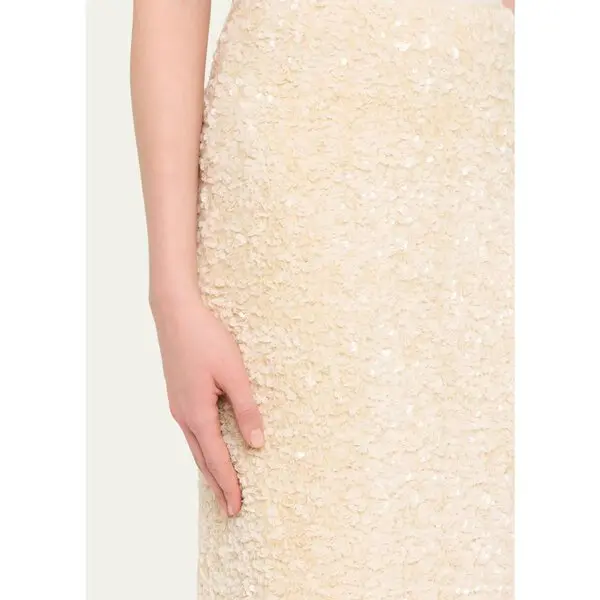 Vince Sequined Velvet Midi Skirt - Bona