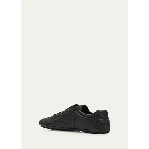 Prada Montecarlo Re-edition 2005 Nappa Leather Sneakers - Nero