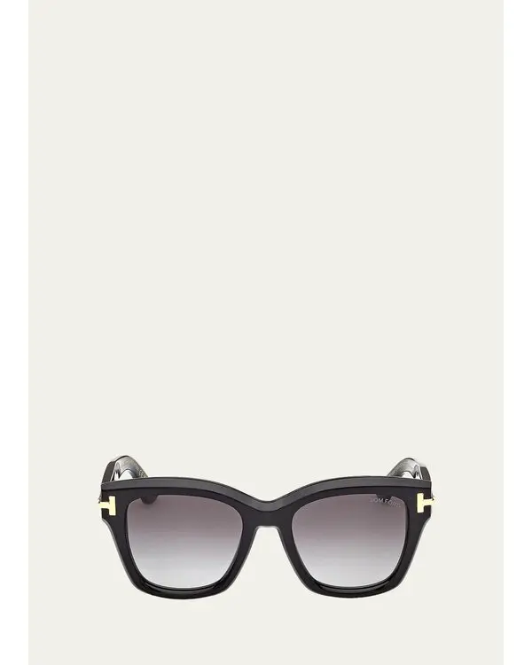 TOM FORD Icon 53mm Butterfly Sunglasses