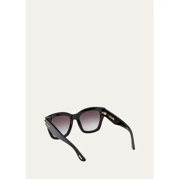 TOM FORD Icon 53mm Butterfly Sunglasses