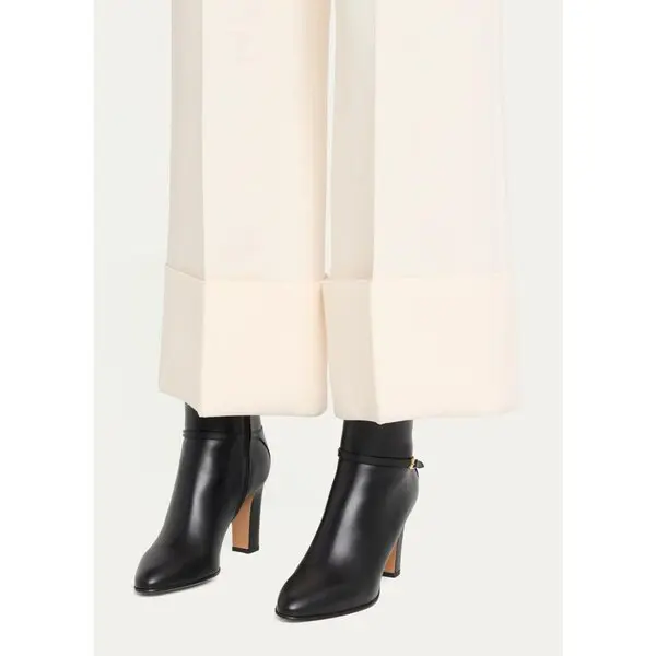 Valentino Garavani 100mm Cuttie Leather Slingback Pumps