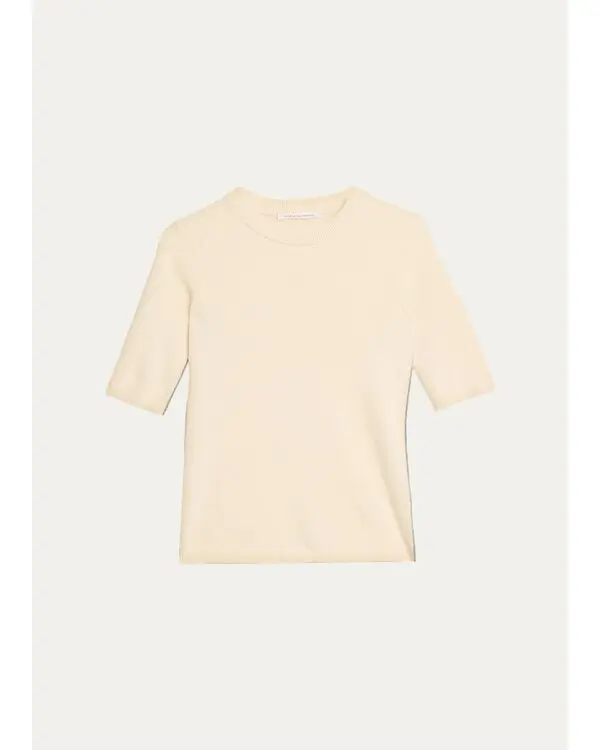 Maria Mcmanus Mm Cashmere And Cotton Baby Tee