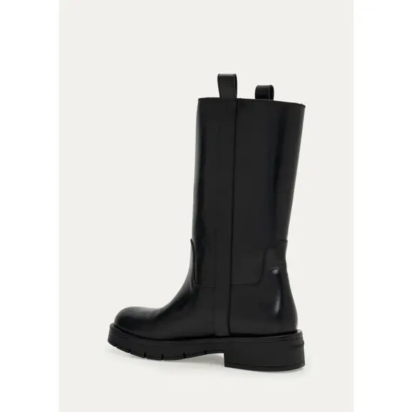 FERRAGAMO Nyves Leather Mid-calf Boots