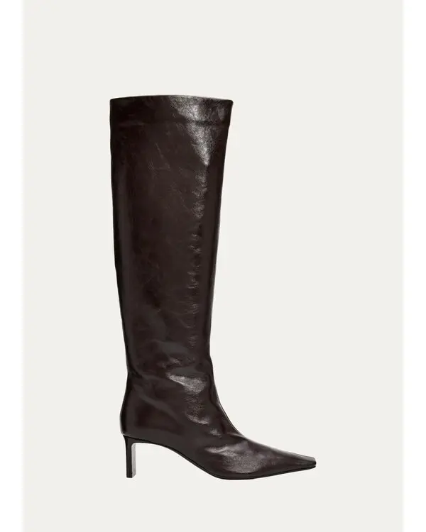 Khaite Ona Knee-high Leather Boots