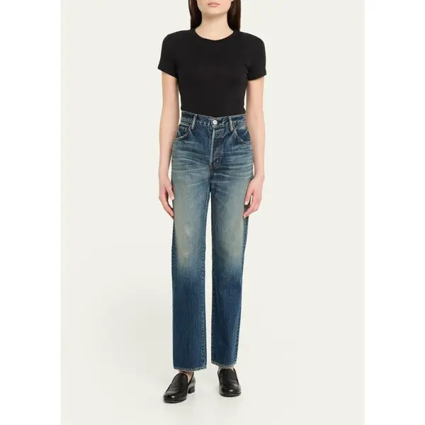 Moussy Vintage Arborwood Straight Leg Jeans