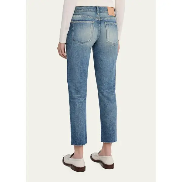 Moussy Vintage Waverly Raw-hem Ankle Jeans