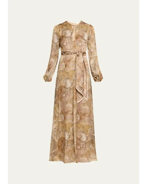 Zimmermann Rebellion Silk Sheath Dress