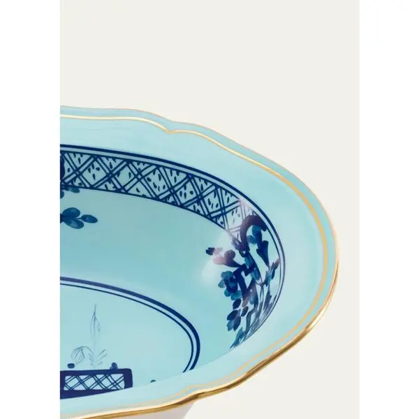 GINORI 1735 Oriente Italiano Deep Oval Serving Bowl