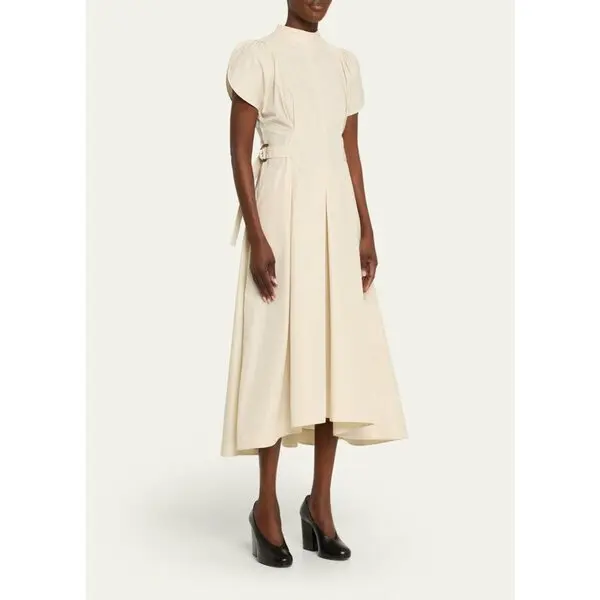 3.1 Phillip Lim A-line Tulip-sleeve Midi Dress