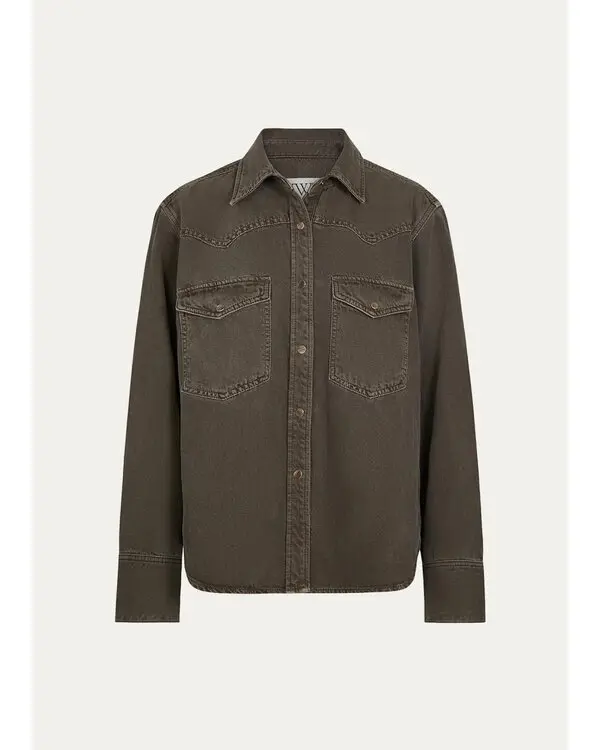 TWP Yellowstone Cotton Denim Shirt
