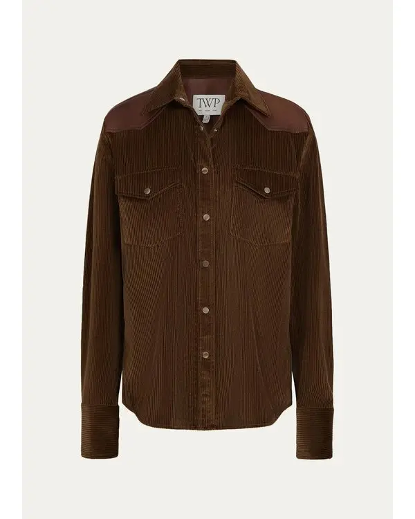 TWP Cowboy Take Me Away Corduroy Shirt