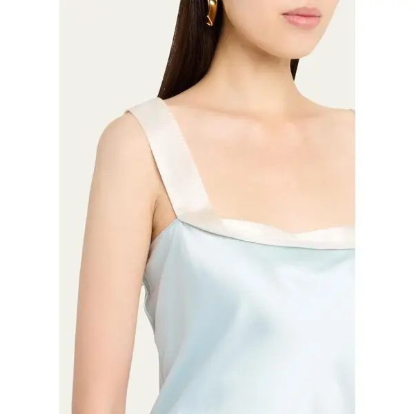 TOM FORD Ribbon Silk Cami Top - Azure