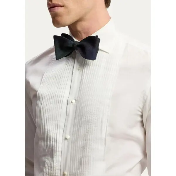 Ralph Lauren Purple Label Plaid-print Cashmere-silk Bow Tie