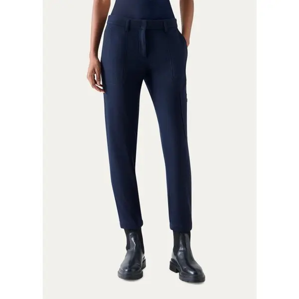 Akris Mila Wool Tapered-leg Ankle Cargo Pants