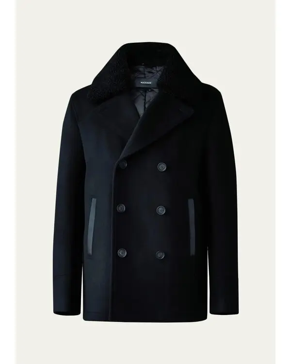 Mackage Cole Wool Double Breasted Jacket