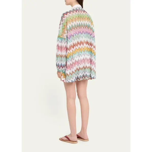Missoni Chevron Knit Mini Dress Coverup