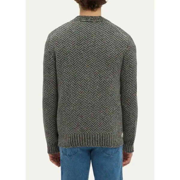 Gabriela Hearst Gentry Chevron-knit Cashmere Cardigan